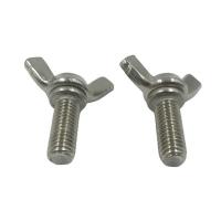 China 304 Stainless Steel Wing Bolt Butterfly Screw M5-M16 Hex Head Fastener for sale