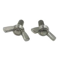 China 304 Stainless Steel Wing Bolt Butterfly Screw M5-M16 Hex Head Fastener for sale