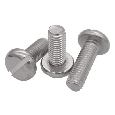 Cina La testa di acciaio inossidabile 304 avvita Pan Head Machine Screw scanalato M1.6 3-60mm DIN7982 in vendita