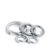 China SS201 M10 Split Lock Washer 15.2mm OD 5.2mm Thickness 201 Stainless Steel Fastener for sale