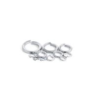 China SS201 M10 Split Lock Washer 15.2mm OD 5.2mm Thickness 201 Stainless Steel Fastener for sale