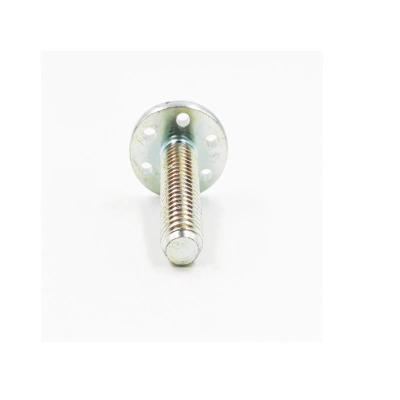 China SS Fastener DIN7983 Flat Round Head Bolt M3-M20 Full Thread Screw With 6 Holes for sale