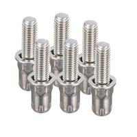 China Flat Head Half Hexagonal Blind Rivet Stud UNC M8 Stainless Steel 304 for Automotive Industry for sale