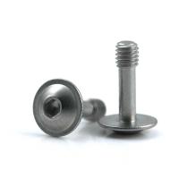 China SUS316 Half Thread Hex Socket Captive Panel Screw 40mm Length M2-M20 Diameter Range for sale