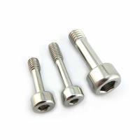 China SUS316 Half Thread Hex Socket Captive Panel Screw 40mm Length M2-M20 Diameter Range for sale