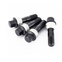 China Stainless Steel Flat Head Hub Bolts Flange Hexagon Car Contour Screw for sale
