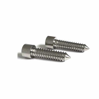 China Size M16 ASTM GR5 Self Tapping Titanium Screw Bolts 65mm Length for sale