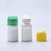China 75ml Empty Rollerball Perfume Bottles PP Plastic Custom Color Deodorant Bottle for sale