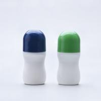 China 50ml PP Plastic Roll On Bottle 35mm Large Roller Ball for Deodorant Essential Oils for sale