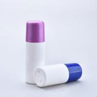 China 75ml Customizable Plastic Deodorant Roller Bottle Leak Proof Roll On Bottles 10000pcs MOQ for sale