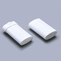 China White PP Plastic Deodorant Tubes Customized Color Round Shape for sale