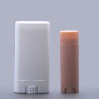 China White PP Plastic Deodorant Tubes Customized Color Round Shape for sale