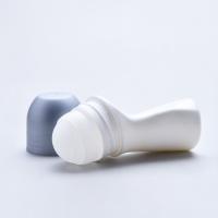 China 50ml Plastic Roller Ball Bottle Deodorant Perfume with 35.56mm Ball Diameter PP Material for sale