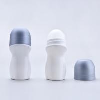 China 50ml Plastic Roller Ball Bottle Deodorant Perfume with 35.56mm Ball Diameter PP Material for sale
