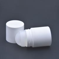 China 50ml PP Cylinder Roll On Bottle Refillable Empty Round Roller Bottle for Deodorant for sale