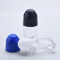 China Leak Proof Perfume Roll On Bottle 50ml Refillable Glass Roller Bottle for Essential Oils for sale