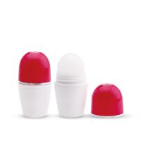 China Refillable Rollerball Perfume Bottle 50ml PP Plastic Custom Color for Essential Oil Deodorant for sale