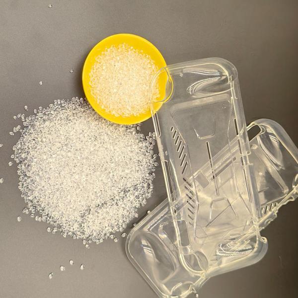 Quality Transparent Polyether Based TPU Pellets Extrusion For Injection Molding for sale