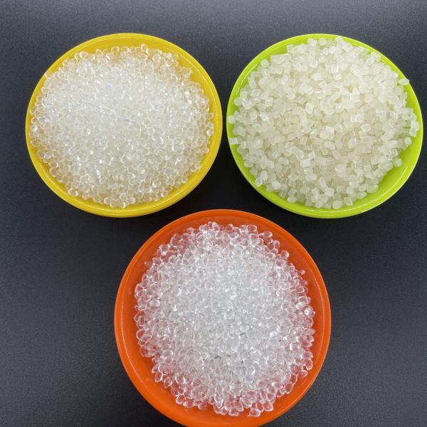 Quality Moldable Plastic Thermoplastic Polymer Pellets Beads Transparent Customized Saft Soft Tpu Pellets For Pet Toys for sale