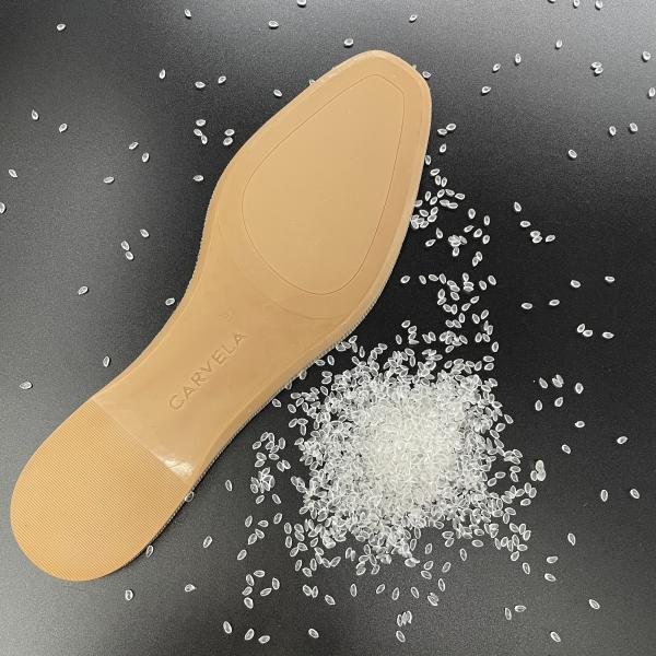 Quality Supper Soft High Rebound 65a Tpu Material For Sole Insole Of Footwear for sale