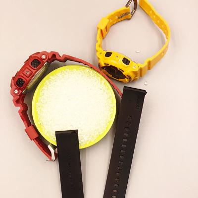 Китай Сырье ТПУ предназначено для ремешков для часов, со средней твердостью: 65A-85A по Шору, мягкое и удобное, приятное для кожи, эластичное, устойчивое к гидролизу и коррозии продается