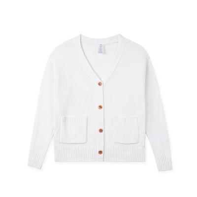 China Women Winter Vietnam Cable Knit Cardigan 100% Acrylic Anti-Wrinkle Thick 380-580g Casual V-Neck Sweater for sale