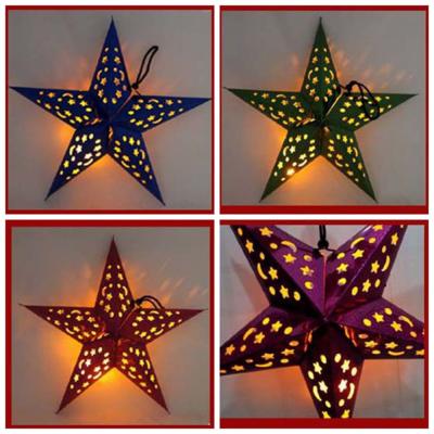 China Hot sale chinese handmade paper star paper lanterns for sale