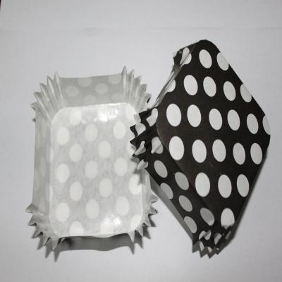 China Square PET film Paper Cake Cup for sale