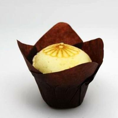 China Brown color baking tulip cup/Baking lotus cup for sale