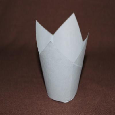 China Cake tulip cup/Pink Tulip Muffin Wrappers for sale
