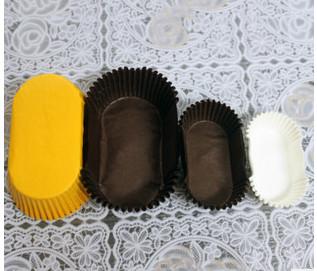 China Chocolate Brown Color Boat Shape Cupcake liners Wholesale In China for sale