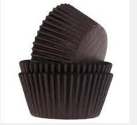 China Chocolate Brown Color Cupcake liners wholesale for sale