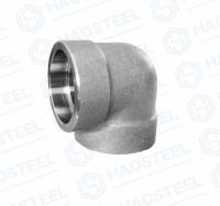 China DN6 Stainless Steel Threaded Forged Socket Elbow Sch5 201 Grade for sale
