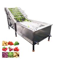 China 3000W Fruit Vegetable Washing Machine Fully Automatic Multi Functional for sale
