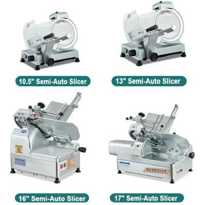 China Automatic Food Processing Machines Mini Manual Frozen Meat Slicer for sale