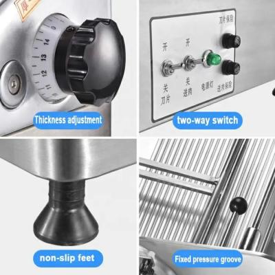 China Automatic Food Processing Machines Mini Manual Frozen Meat Slicer for sale