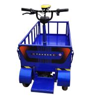 China Logistic Warehouse Electric Flatbed Trolley Flat Bed Loading 800kg for sale