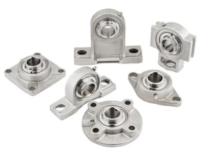 China P5 Zinc Alloy 8mm Sealed Pillow Blocks Round Flange Bearing ROHS Certificate for sale