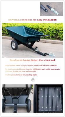 Cina Vendita calda ATV rimorchio agricoltura giardino trasporti utilitario trattore camion rimorchio tipping ATV carrello rimorchio in vendita