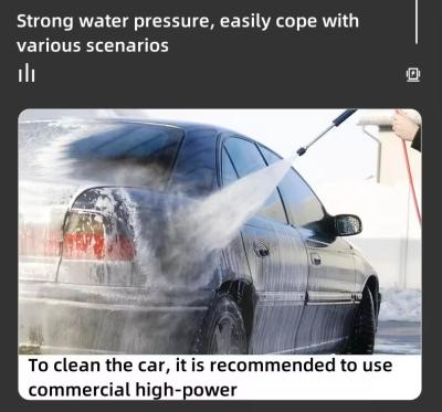 China 220V Commercial Push Type Car Washer Easy To Operate Car Washer Machine Hot Selling Car Pressure Washer for sale