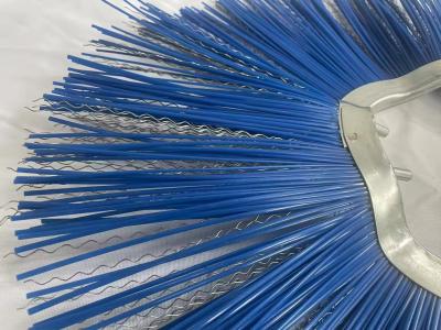 Cina Factory price convoluted sweeper brush high hardness mix wire wafer brush in vendita