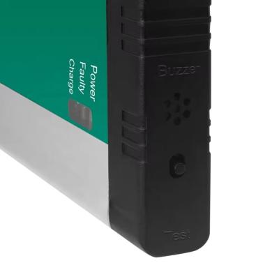 China 3W LED Fire Sign Emergency Indicator Wall Mounted Exit Light With Iron Sprayed Sheet ABS And Glass for sale