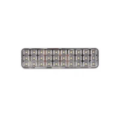 China Rechargeable Fire Emergency Light 30/60 LED Portable Emergency Light Plastic White LED Emergency Light  Bulb for sale