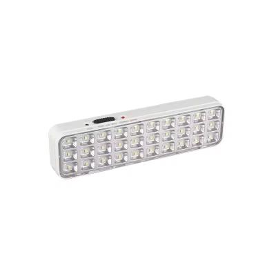 China Rechargeable Fire Emergency Light 30/60 LED Portable Emergency Light Plastic White LED Emergency Light  Bulb for sale