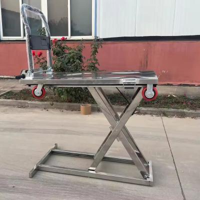 China Powered 250 Kg Carry-on With Vehicle Portable Onboard Self-Elevating Table Carts Material Lift Drive Shops Machinery Rep for sale