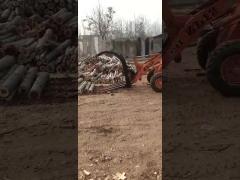 ISO-logistiekmachines Dubbelcilinder-tractor Grijpemmer