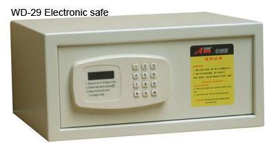 China Wd29 eletrônico de segurança de hotel personalizado com bloqueio automático altura 273mm e solicitação à venda