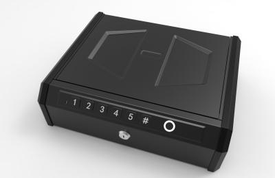 China Home Fingerprint and Digital Code Gun Storage Safe with H100*W360*D280mm Dimensions for sale