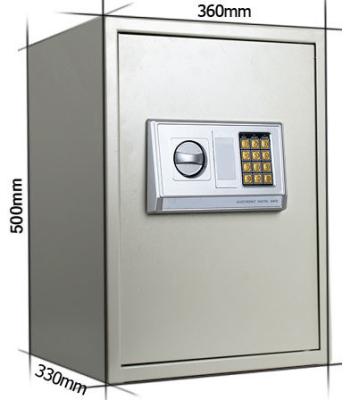 Cina Cassaforte di deposito elettronico sicuro per la casa / ufficio Larghezza 370 mm Esterno nero in vendita