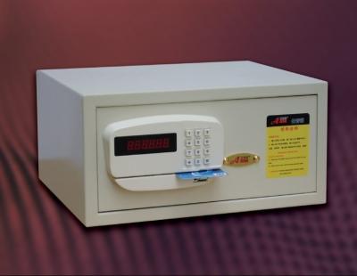 China Sicherer Laptop Größe Hotelzimmer Safe Box mit digitaler Tastatur Schloss Beige 301-400mm Tiefe zu verkaufen
